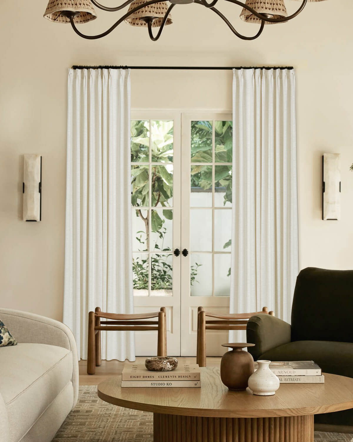 home all products zen linen curtains pinch pleated